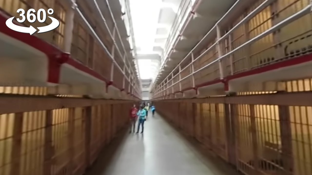 The federal prison on Alcatraz Island, VR 360 video - YouTube