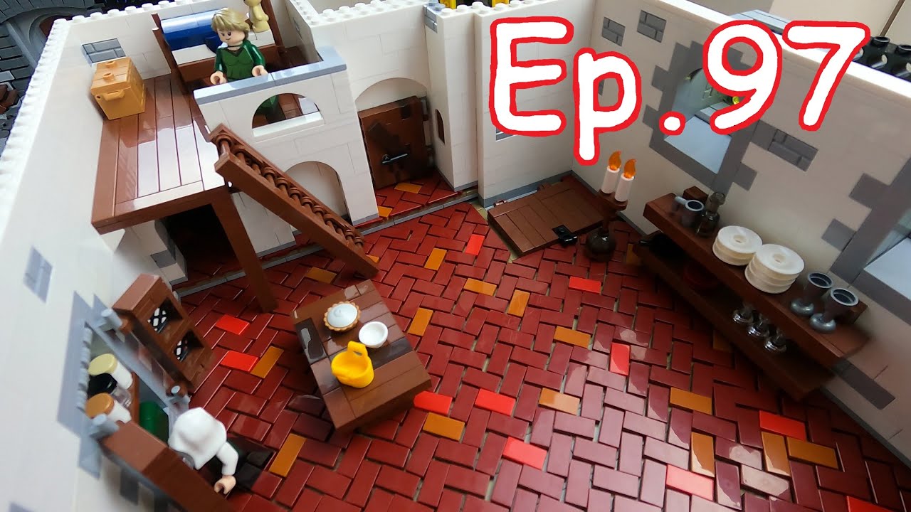 How I build a LEGO castle MOC from scratch: Episode 97 - Burgküche IX ...