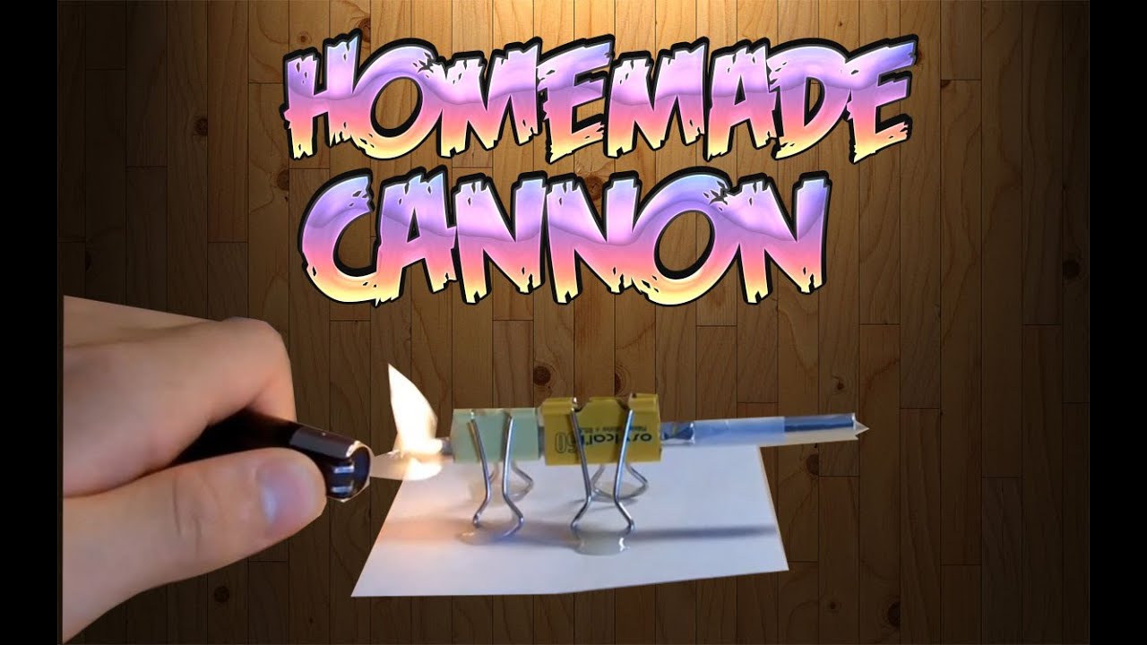How to make a homemade cannon - YouTube
