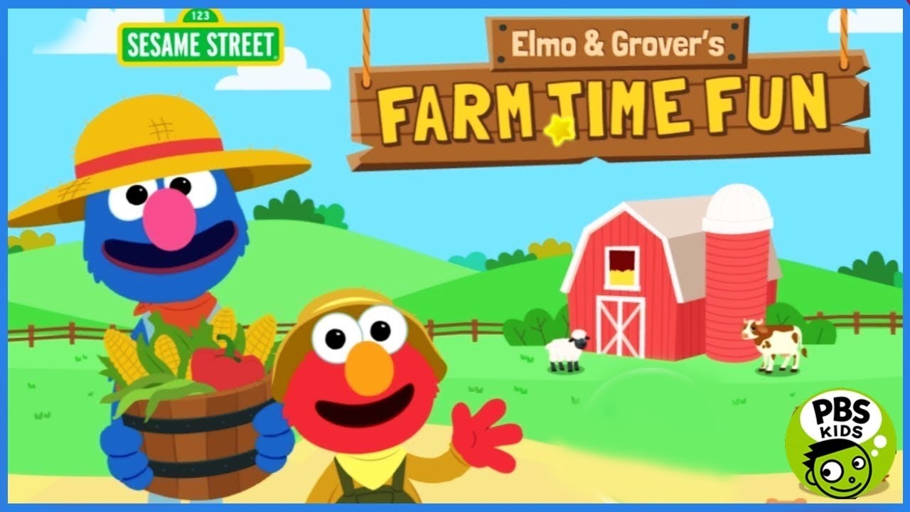 Elmo & Grover's Farm Time Fun - Sesame Street - YouTube