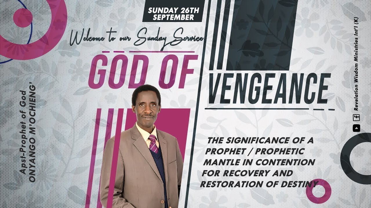 SIGNIFICANCE OF A PROPHET, PROPHETIC MANTLE IN CONTENTION FOR RECOVERY ...