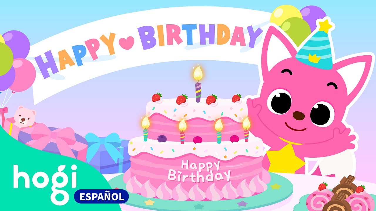 ¡Feliz Décimo Cumpleaños, Pinkfong! | La Canción de Cumpleaños Feliz ...