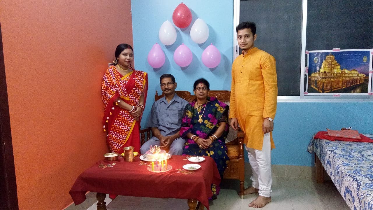 WEDDING ANNIVERSARY OF AKHIL CH SAHA AND ASHIMA SAHA - YouTube