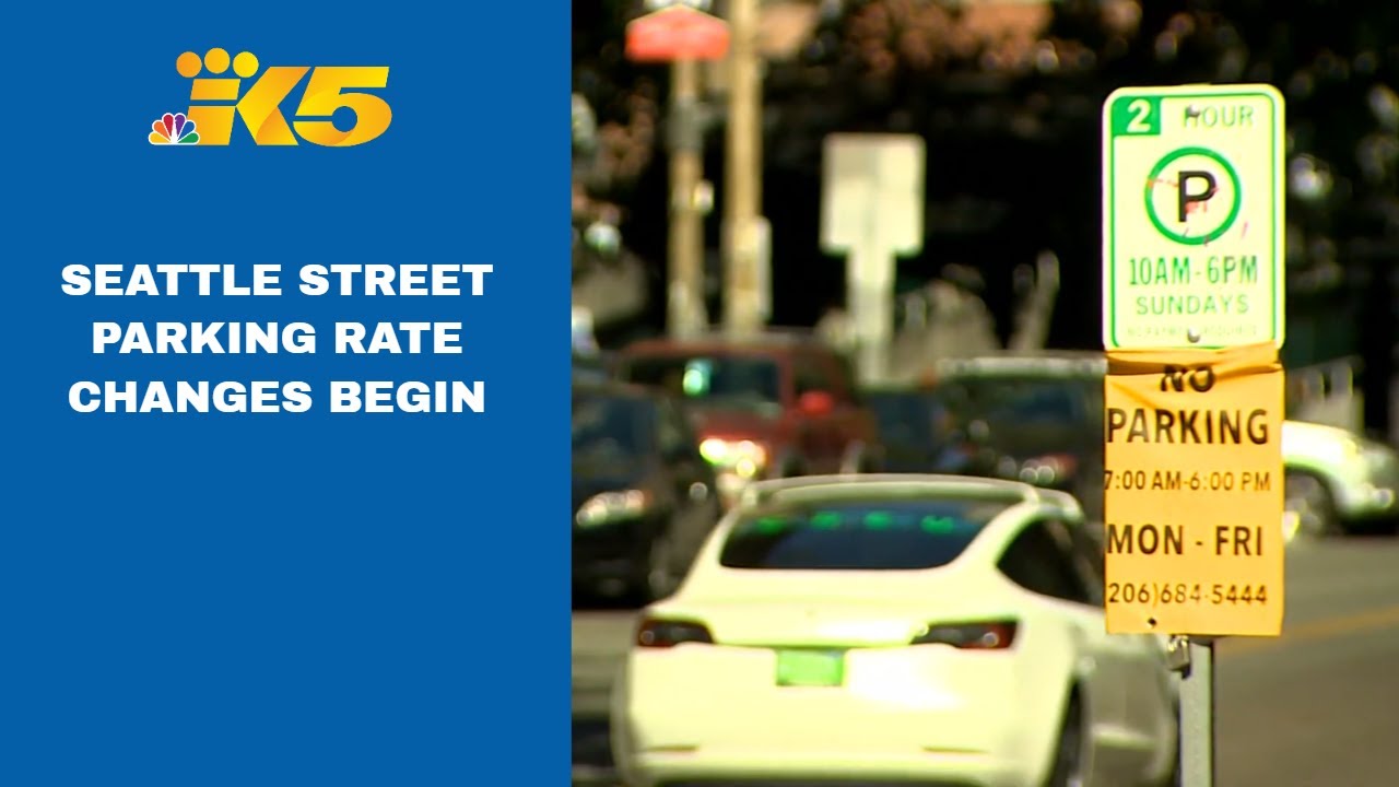 Seattle street parking rate changes begin - YouTube