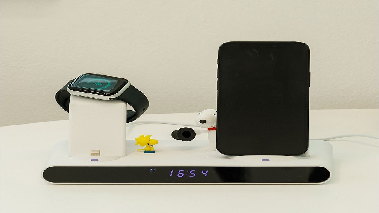 [Bo Friends] Snoopy 3in1 Wireless Charging Station Unboxing Video - YouTube