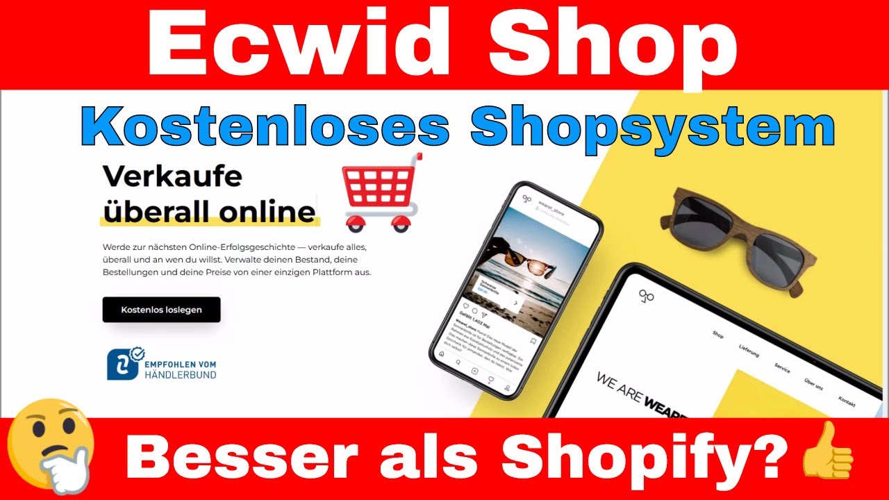 Ecwid Shop - Kostenloses Shopsystem - Besser als Shopify? - E-Commerce ...