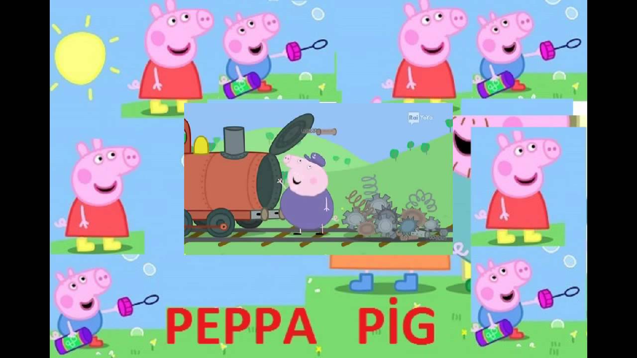 20 Peppa Pig Season 4 Il treno di nonno Pig - YouTube