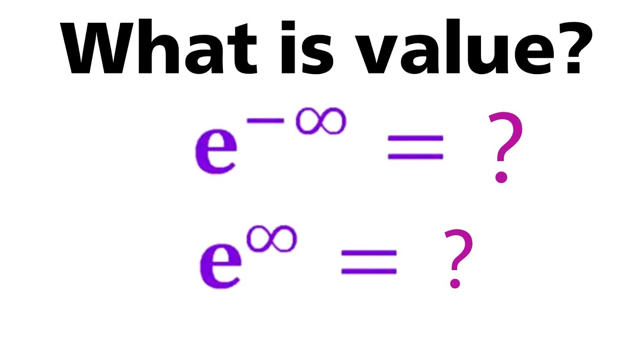 What Is Value Of Infinite Or Minus Infinite YouTube What Is Value Of Infinite Or Minus Infinite YouTube