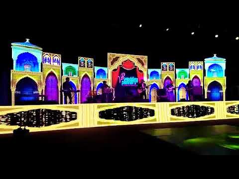 Best led wall setup for sangeet sandhya - YouTube
