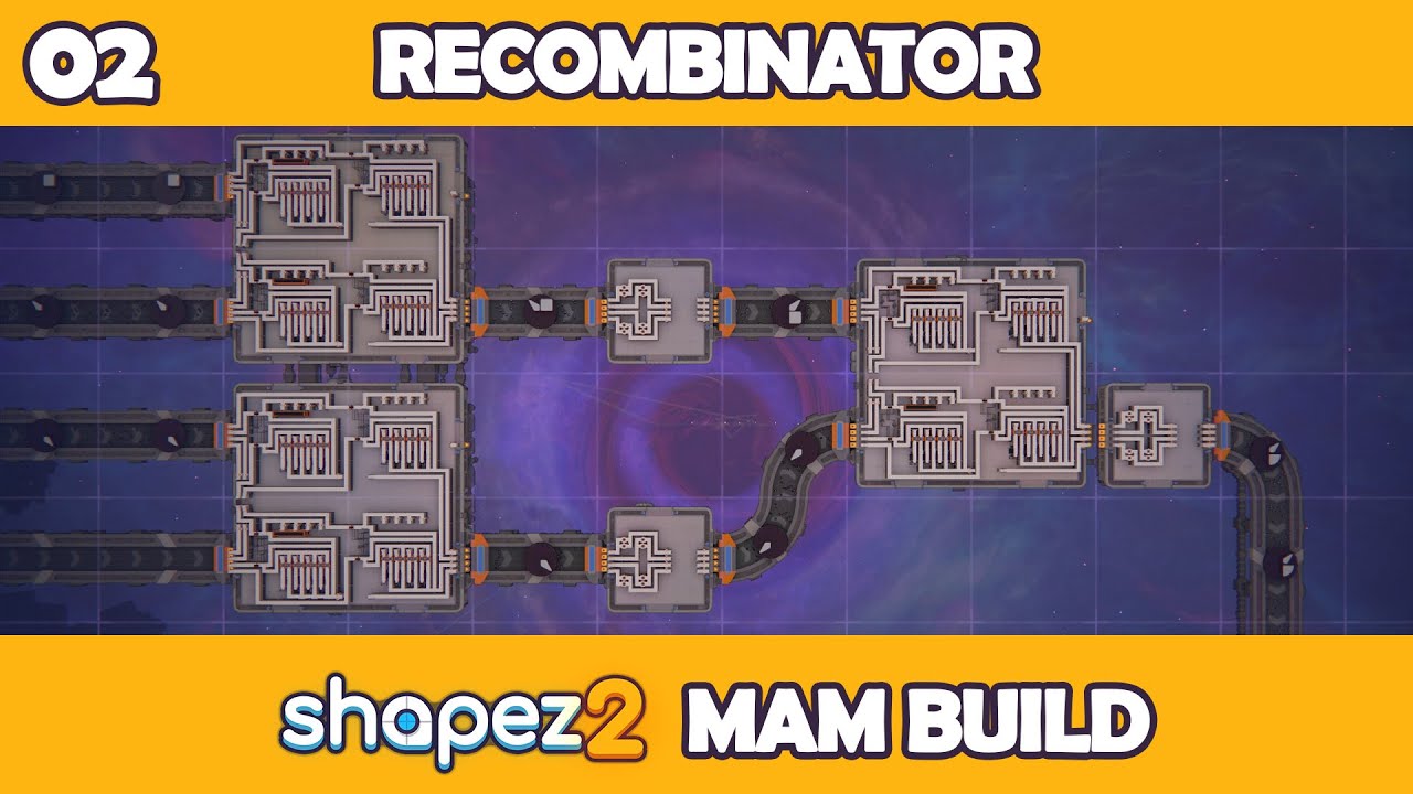 Shape Combiner with Blank Bypass - Shapez 2 MAM Build EP02 - YouTube