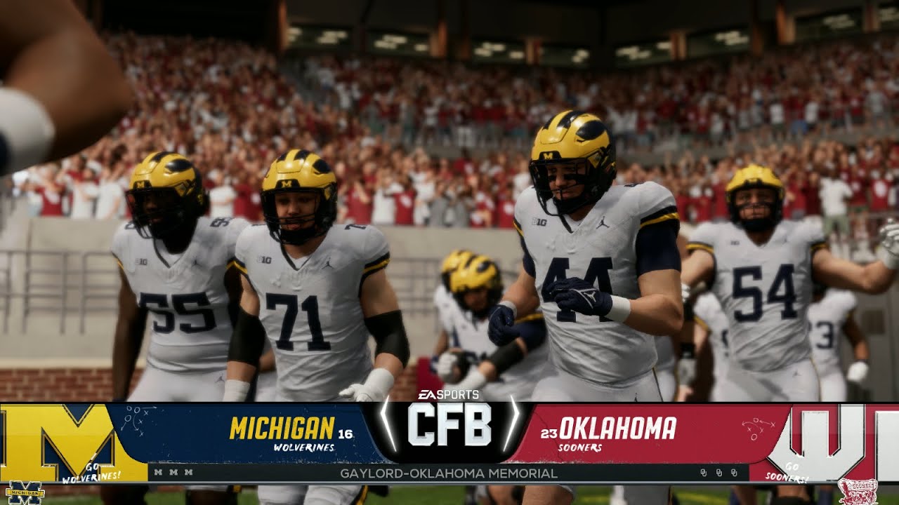 College Football 26 - Michigan Wolverines @ Oklahoma Sooners - Week 2 ...