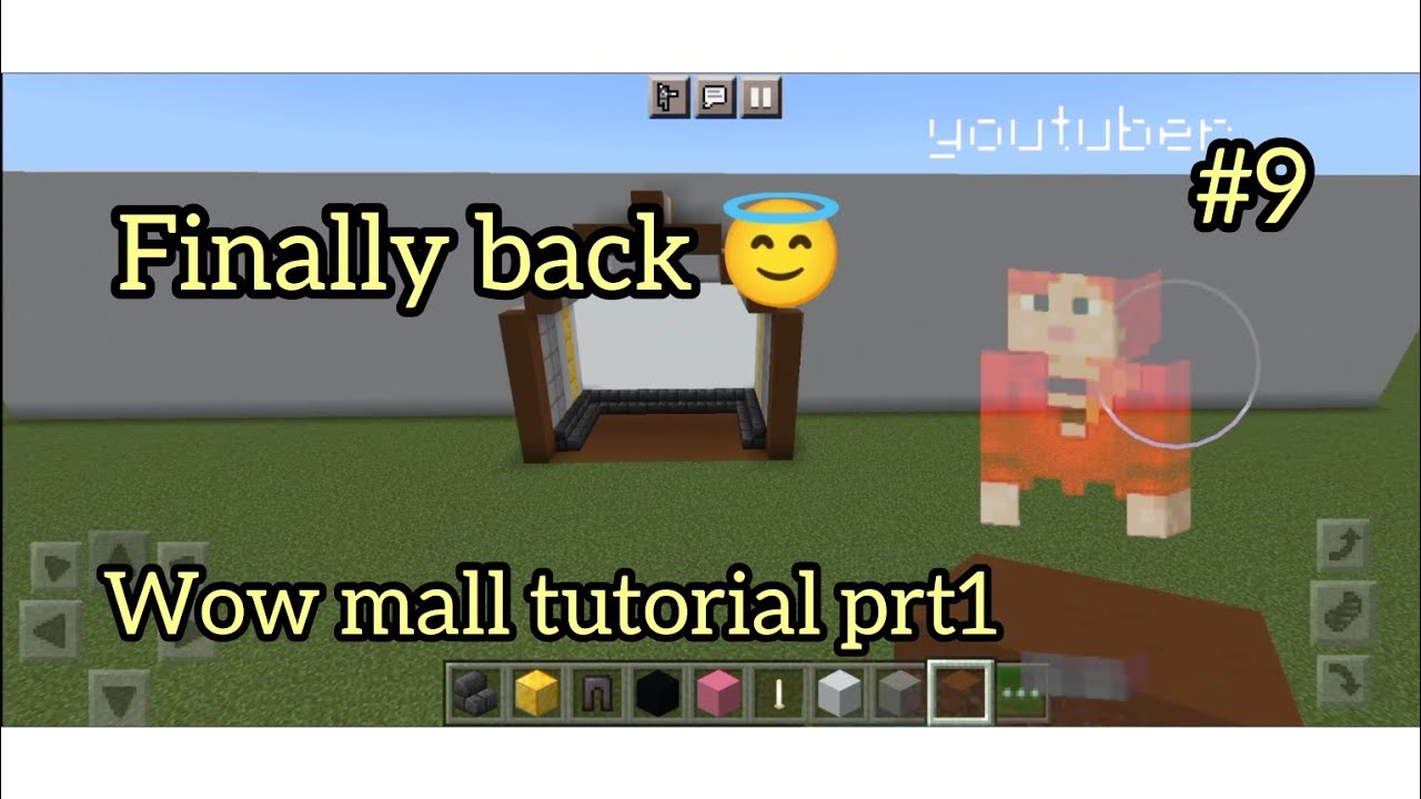 Minecraft creative city series #9Wow mall tutorial in Minecraft part1🤔👍 ...