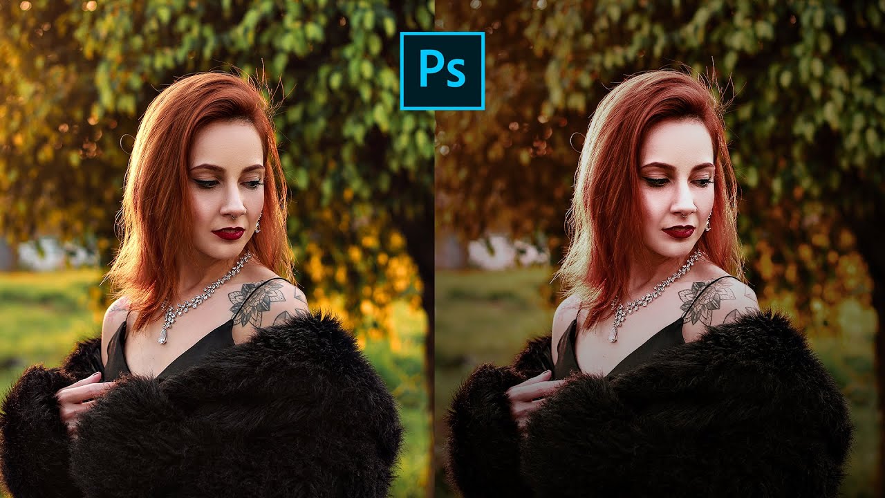 Cinematic Red Color Grading Photoshp Tutorial - YouTube