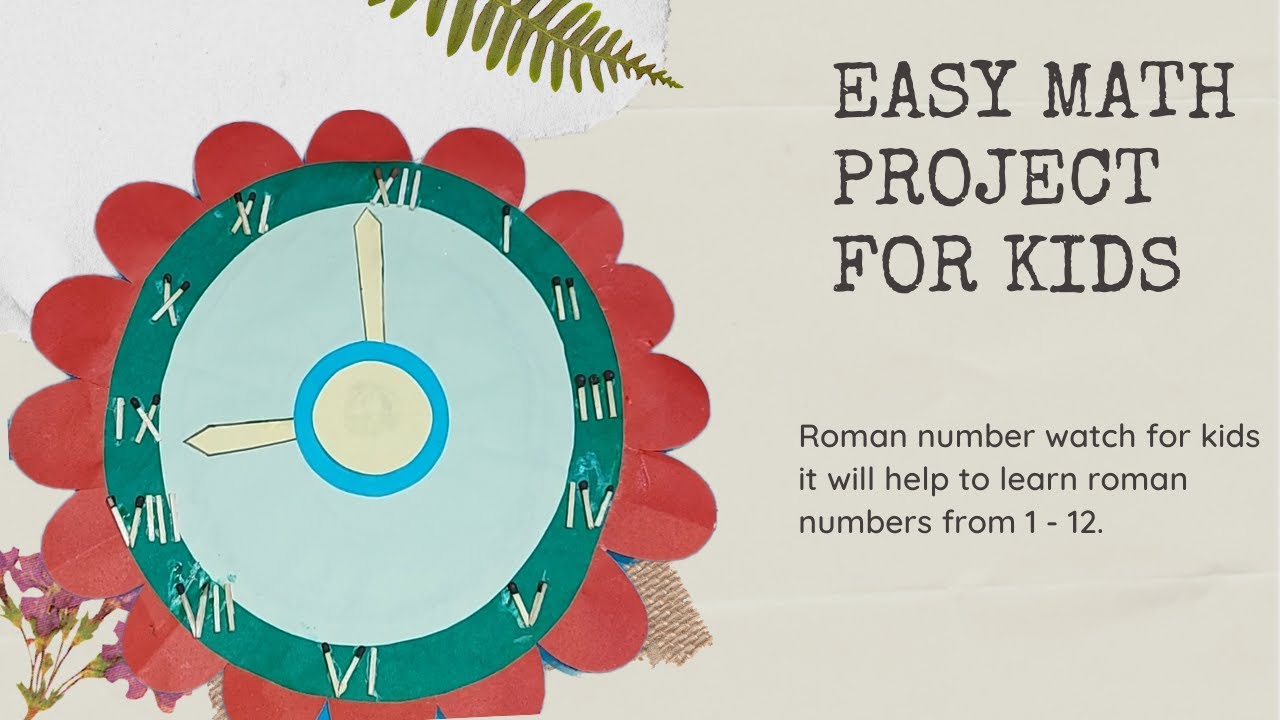 Math activity of Roman numbers for kids. ( using matchsticks).... - YouTube