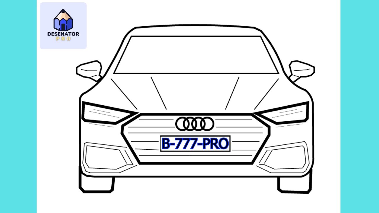 Cum Sa Desenezi Un AUDI (Masina) | Usor Pas cu Pas Tutorial pentru ...