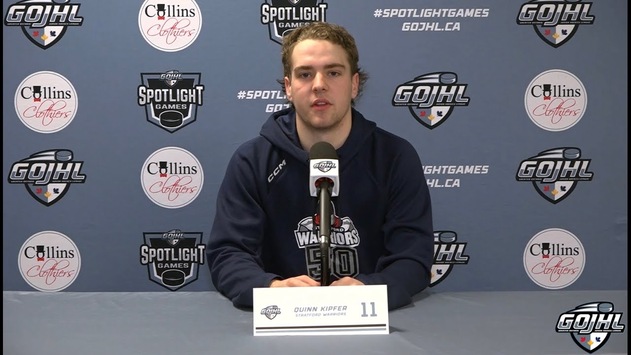 Quinn Kipfer named team captain for the MacPherson tournament - YouTube