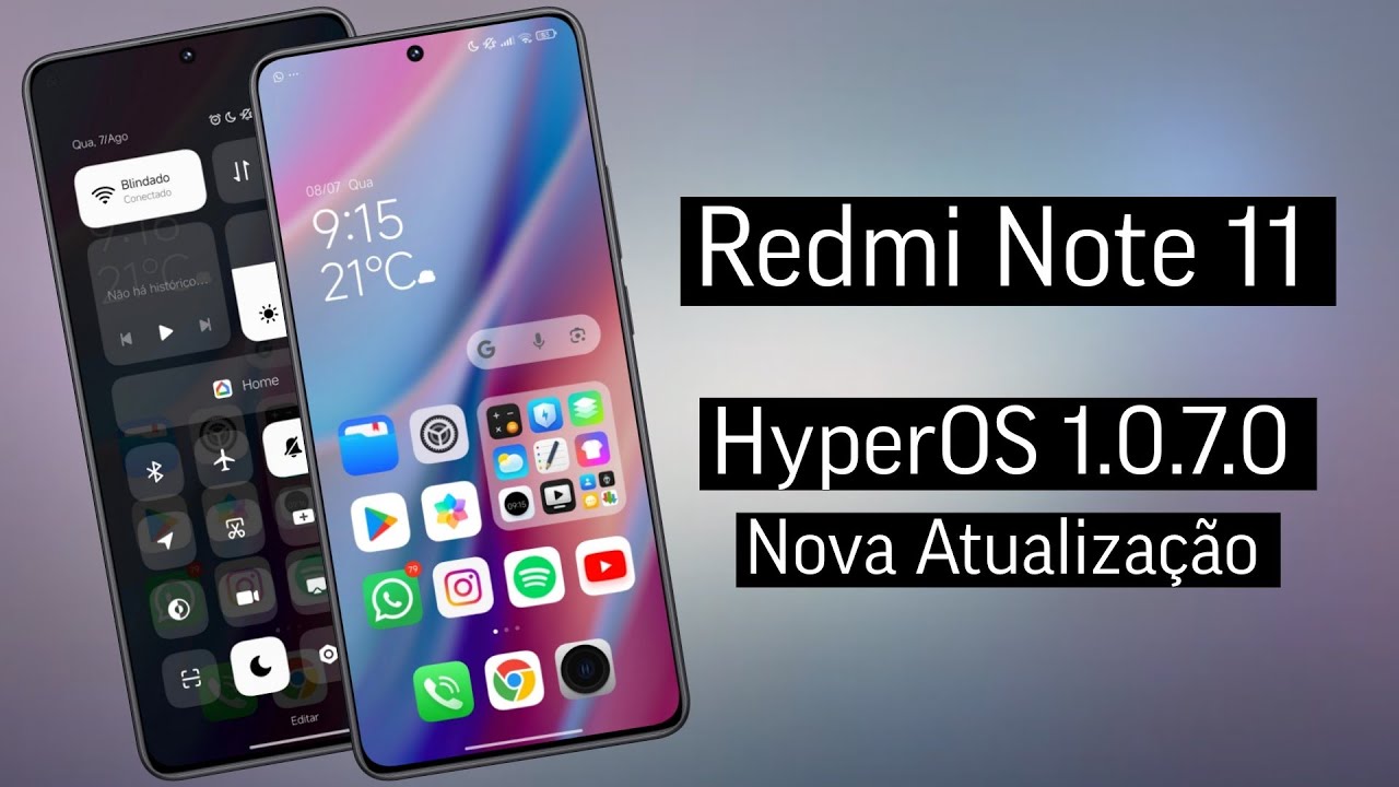 Finalmente 🙌 - Redmi Note 11 - Nova Atualização Liberada - HyperOS 1.0 ...