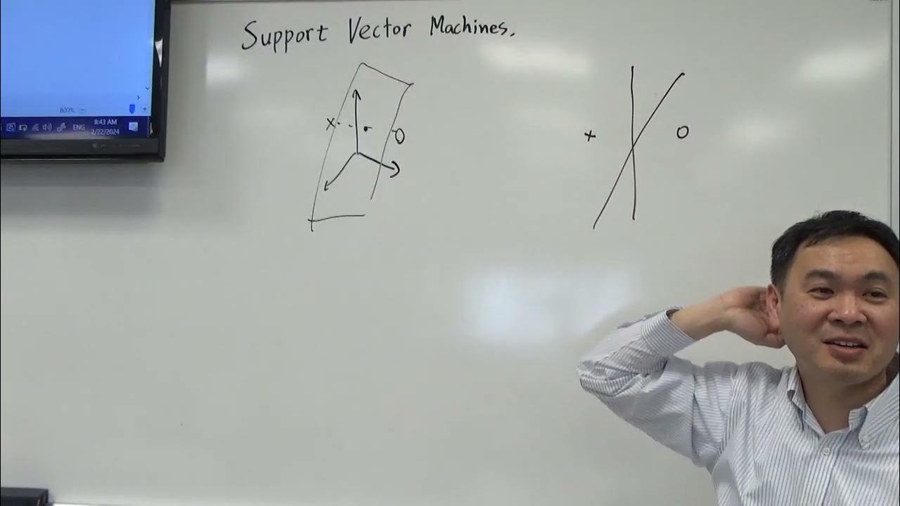 Support Vector Machines explained with vector calculus - YouTube