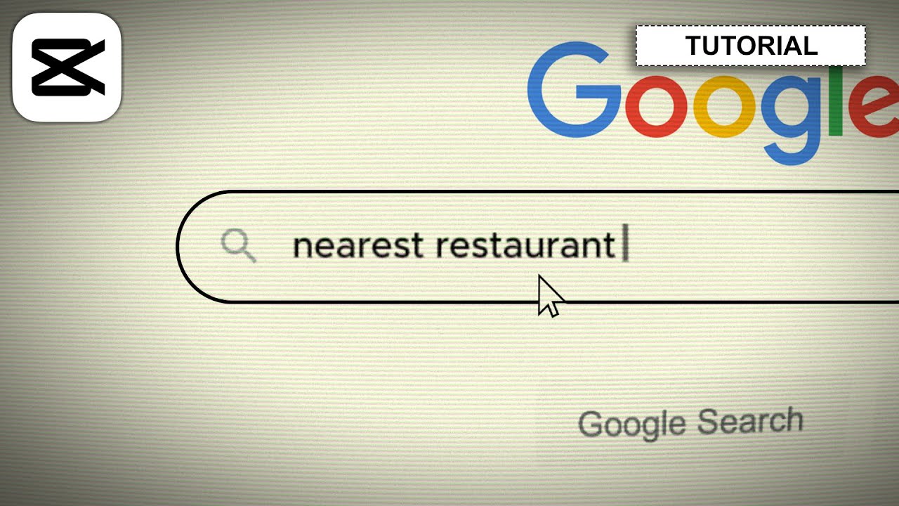 How to make Google Search Animation in Capcut - YouTube