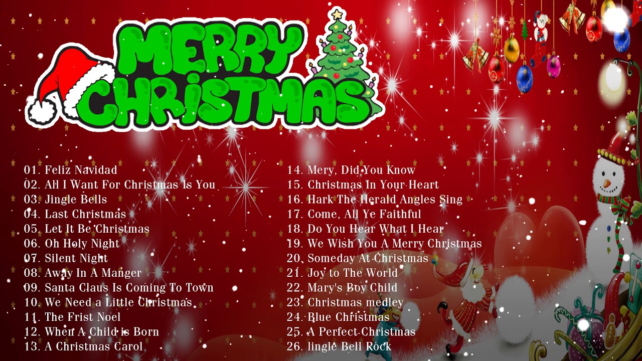 Top 100 Traditional Christmas Songs Ever - Best Classic Christmas Songs ...