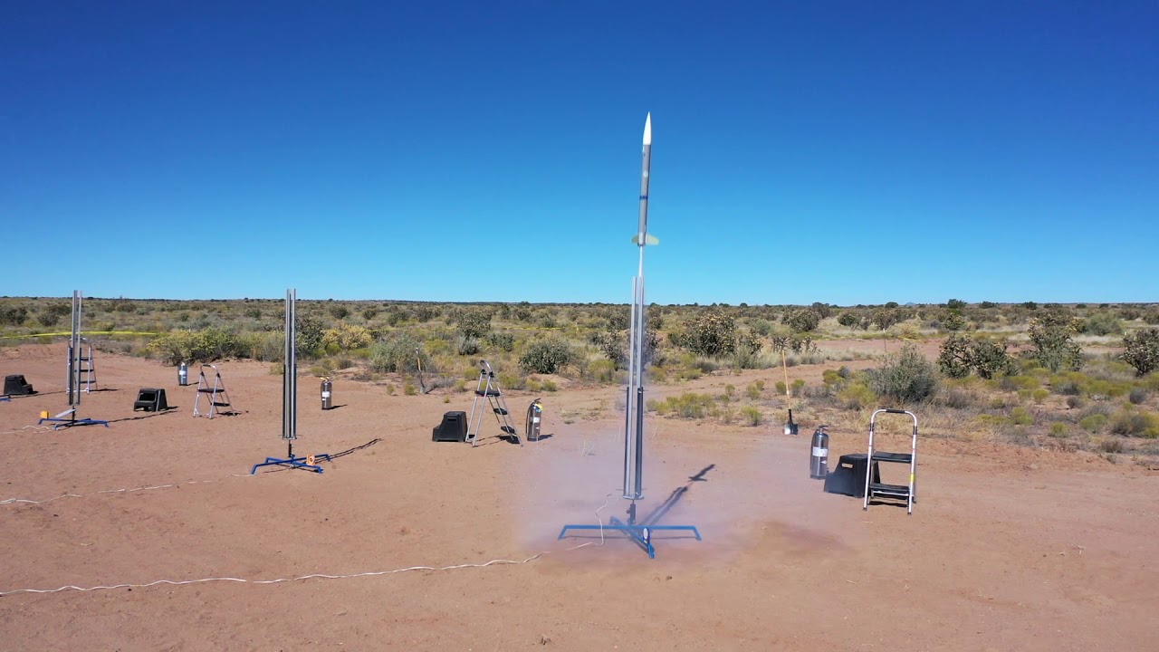 2019 AFRL NM STEM Academy Rocket Launch - YouTube