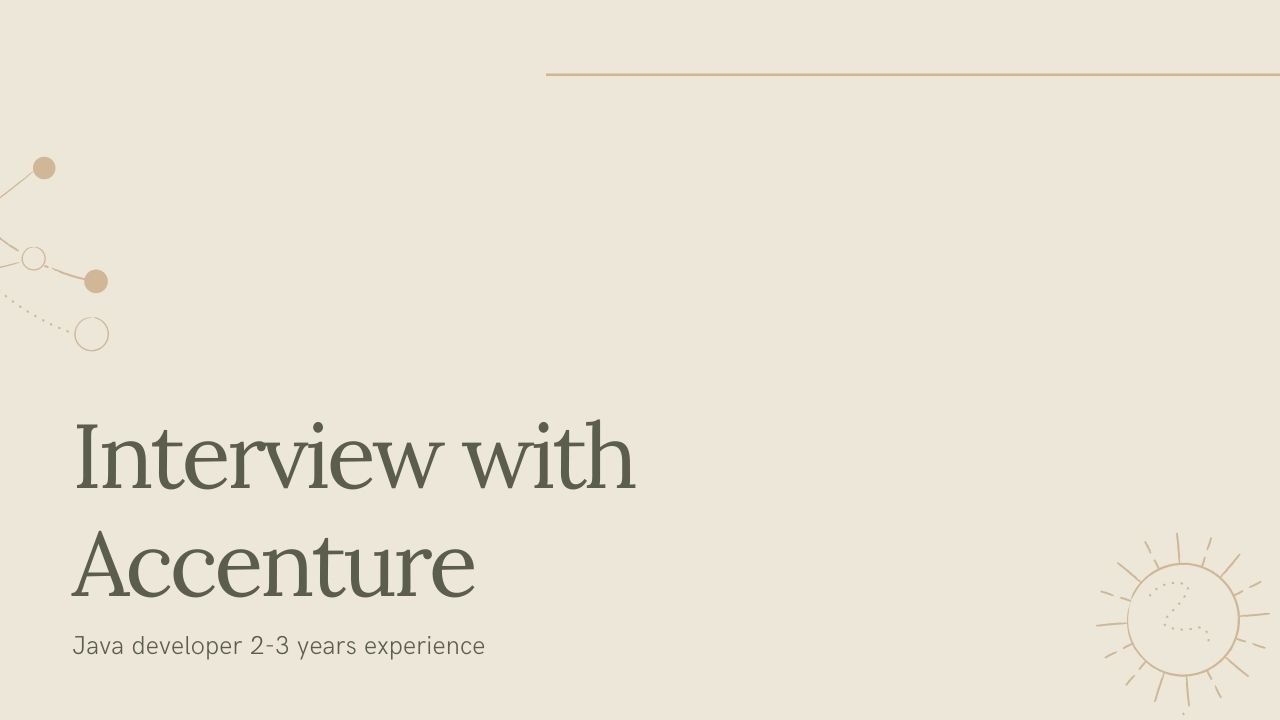 2022 Accenture interview for java developer 2-3 years experience - YouTube