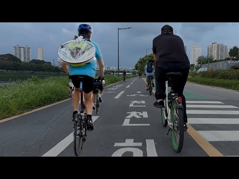 2025.08.11(Mon) 흑석-도봉산 따릉이 퇴근 라이딩 - Riding Back Home After Work ...