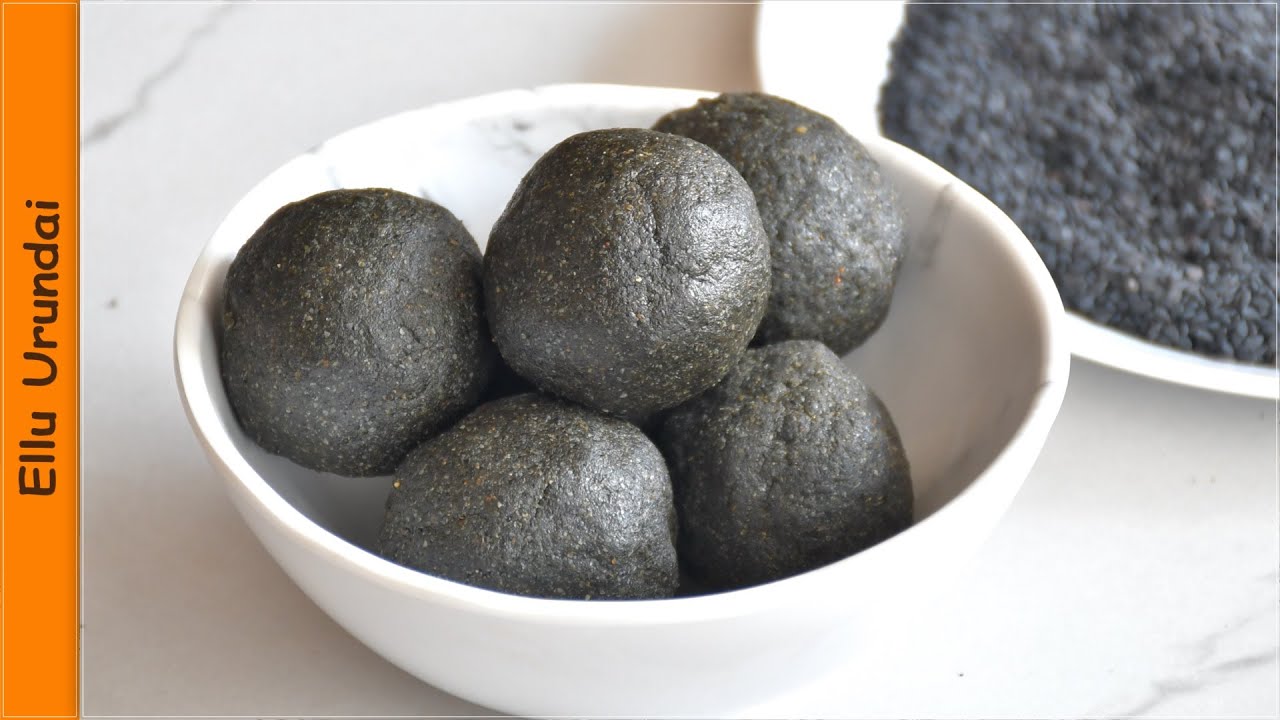 Ellu Urundai | Sesame Seeds & Jaggery Laddu | 2 Ingredients Sesame ...