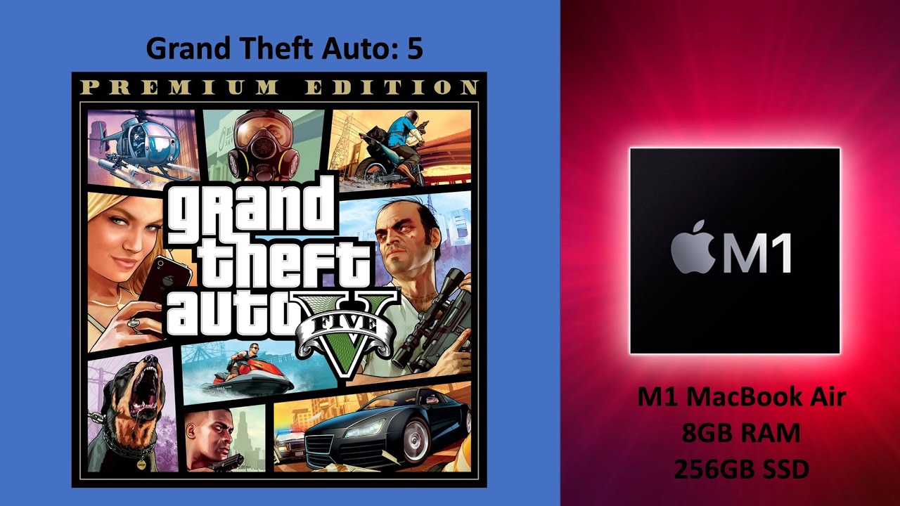 M1 MacBook Gaming- GTA: 5 - Crossover - Translation - - YouTube