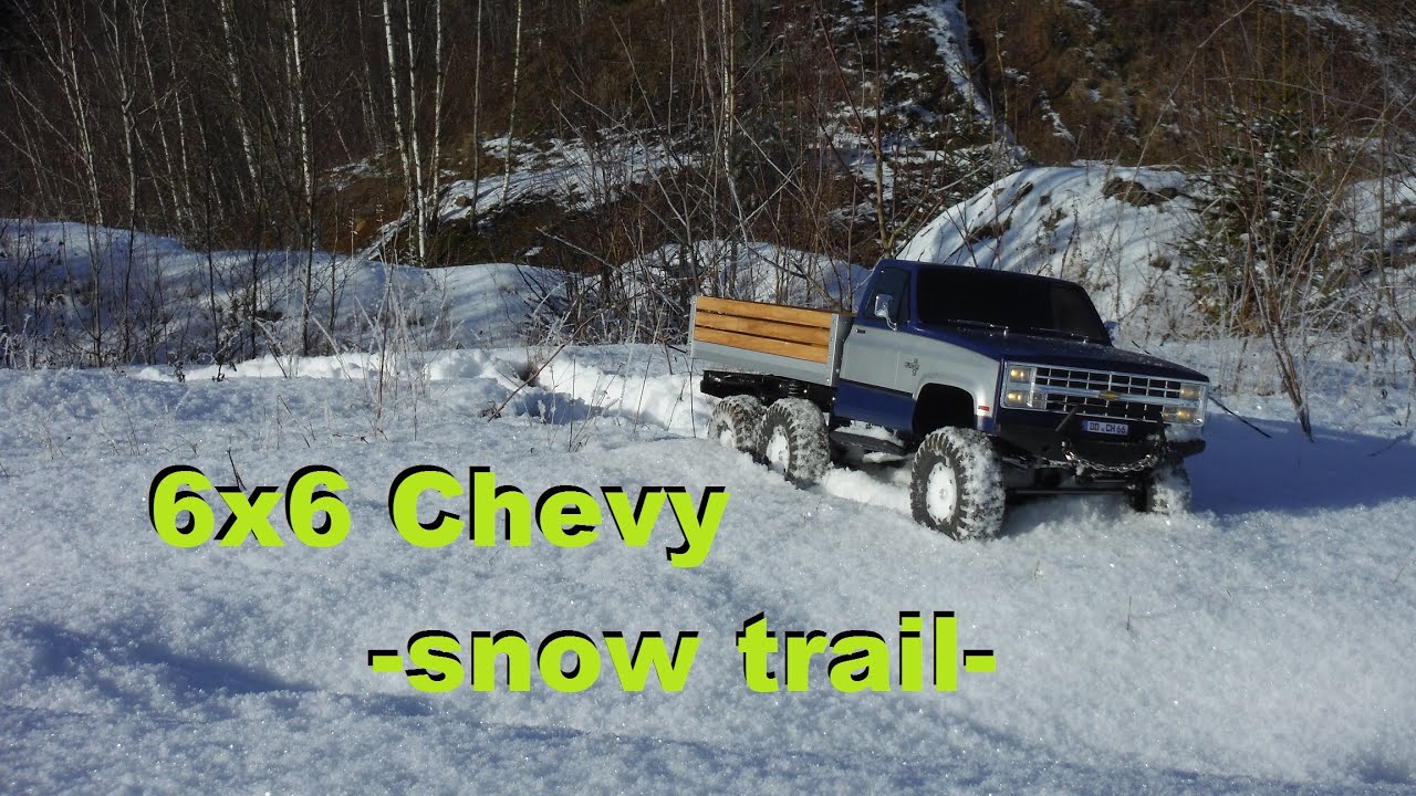 6x6 Chevy - snow trail - YouTube