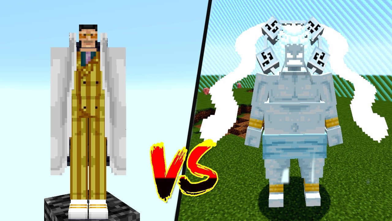 Enel VS Borsalino in One Piece Minecraft / One Piece Prime Piece Mod ...