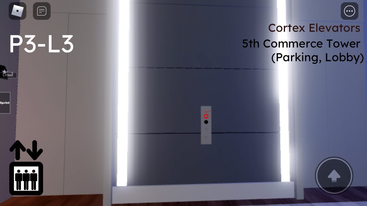 Cortex Elevators, @5th Commerce Tower, Roblox (Parking, Lobby) - YouTube