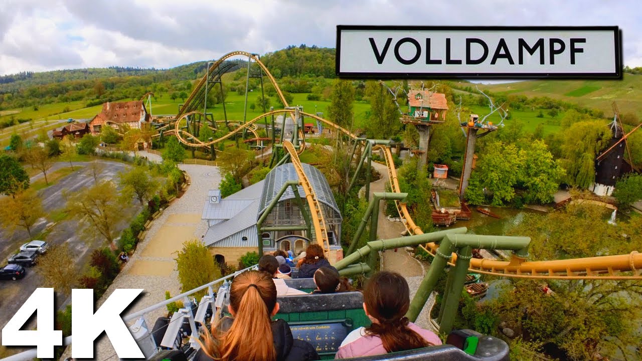Volldampf [On-Ride 4K POV] - Erlebnispark Tripsdrill - YouTube
