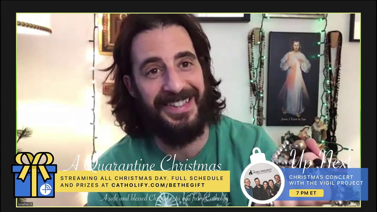 A Quarantine Christmas - Chaplet and Rosary with Jonathan Roumie - YouTube