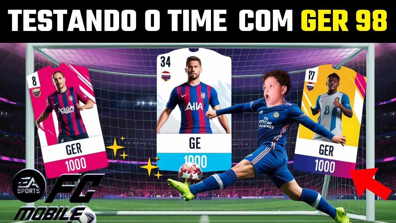 FC Mobile: Como AMASSAR com Time GER 98 - Melhores Dicas e Jogada💥⚽ ...