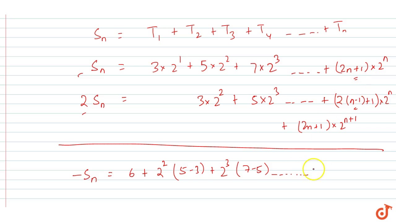 Find the sum of `n` terms of the series the `r^(th)` term of which is ...