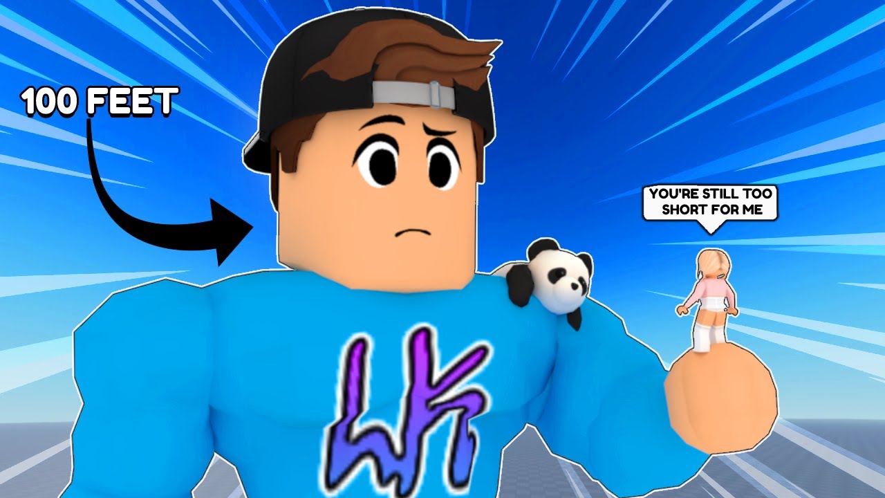 I BECAME A GIANT! (Roblox but every second you get bigger) #roadto600 ...