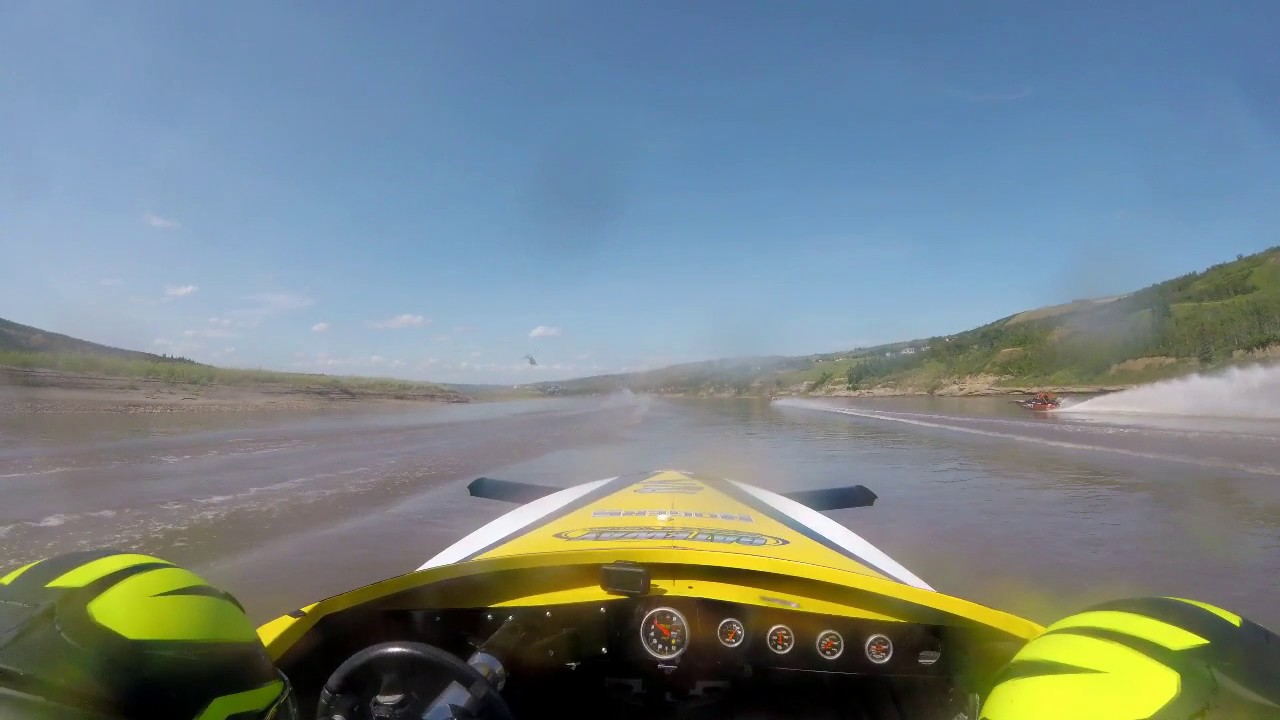 2017 Gold Cup Jet Boat Races Peace River, AB. Leg 2 - YouTube