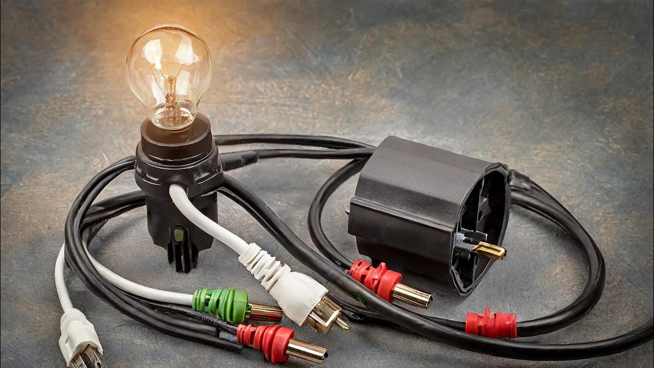 How to Make Series Testing Lamp Easily - YouTube