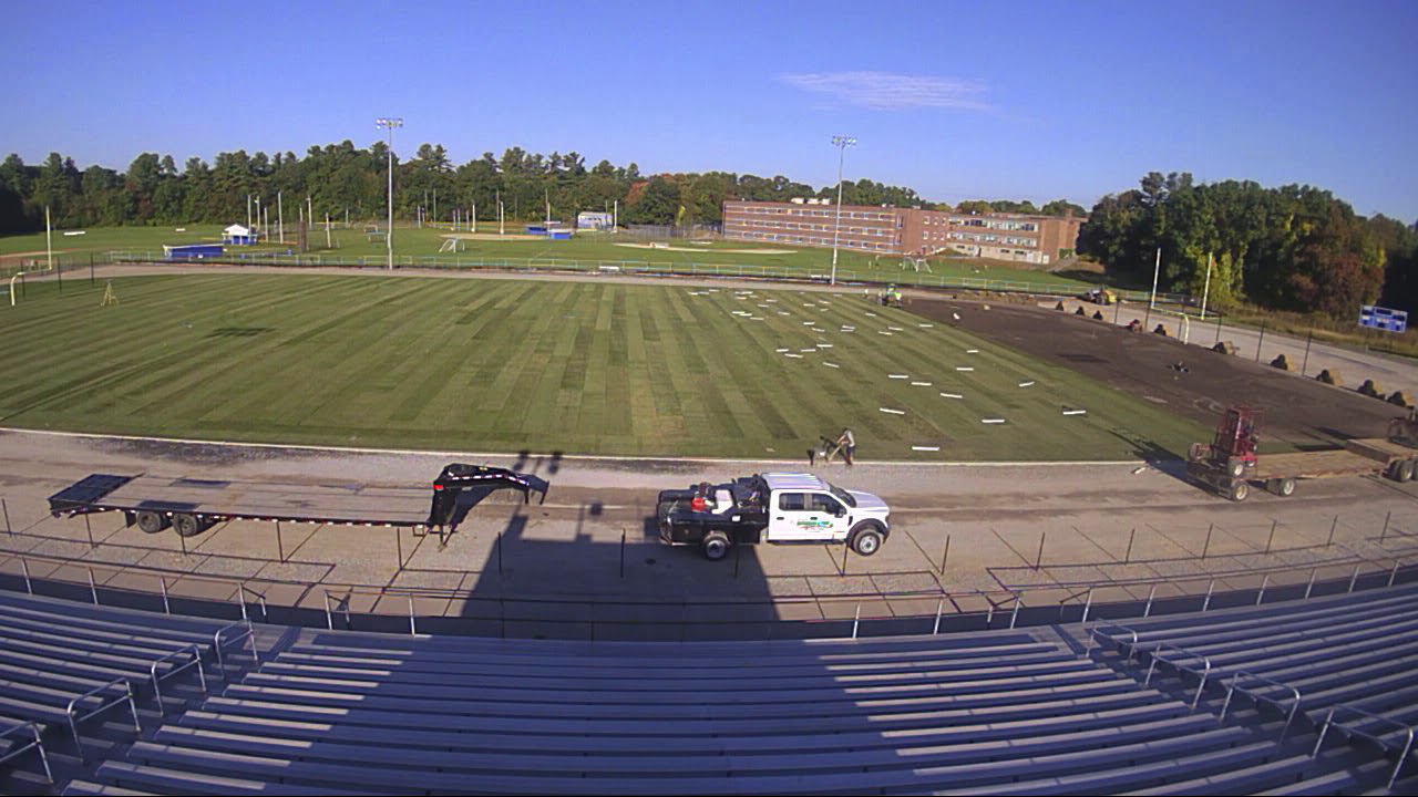 Grant Field Sod Installation - Time-Lapse - YouTube
