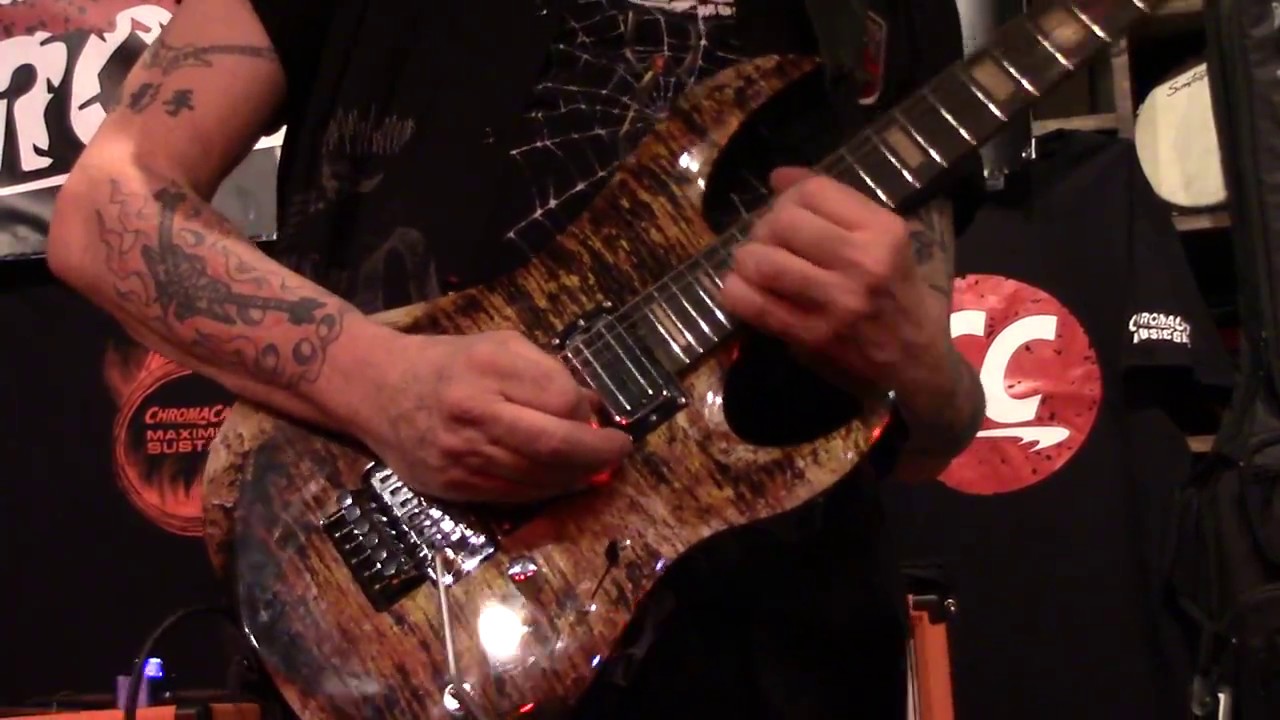 MICHAEL ANGELO BATIO of NITRO Pantera Dimebag Medley Chromacast Clinic ...