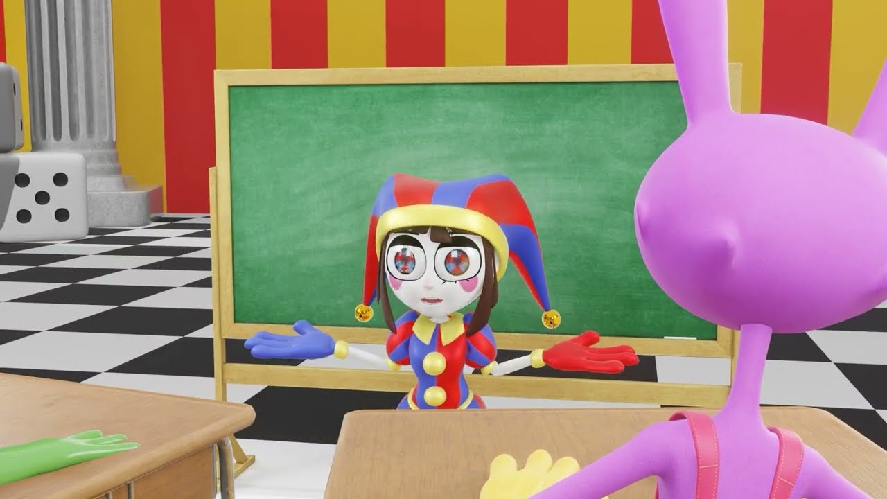 POMNI Loves To Be On JAX - "The Amazing Digital Circus" Animation - YouTube