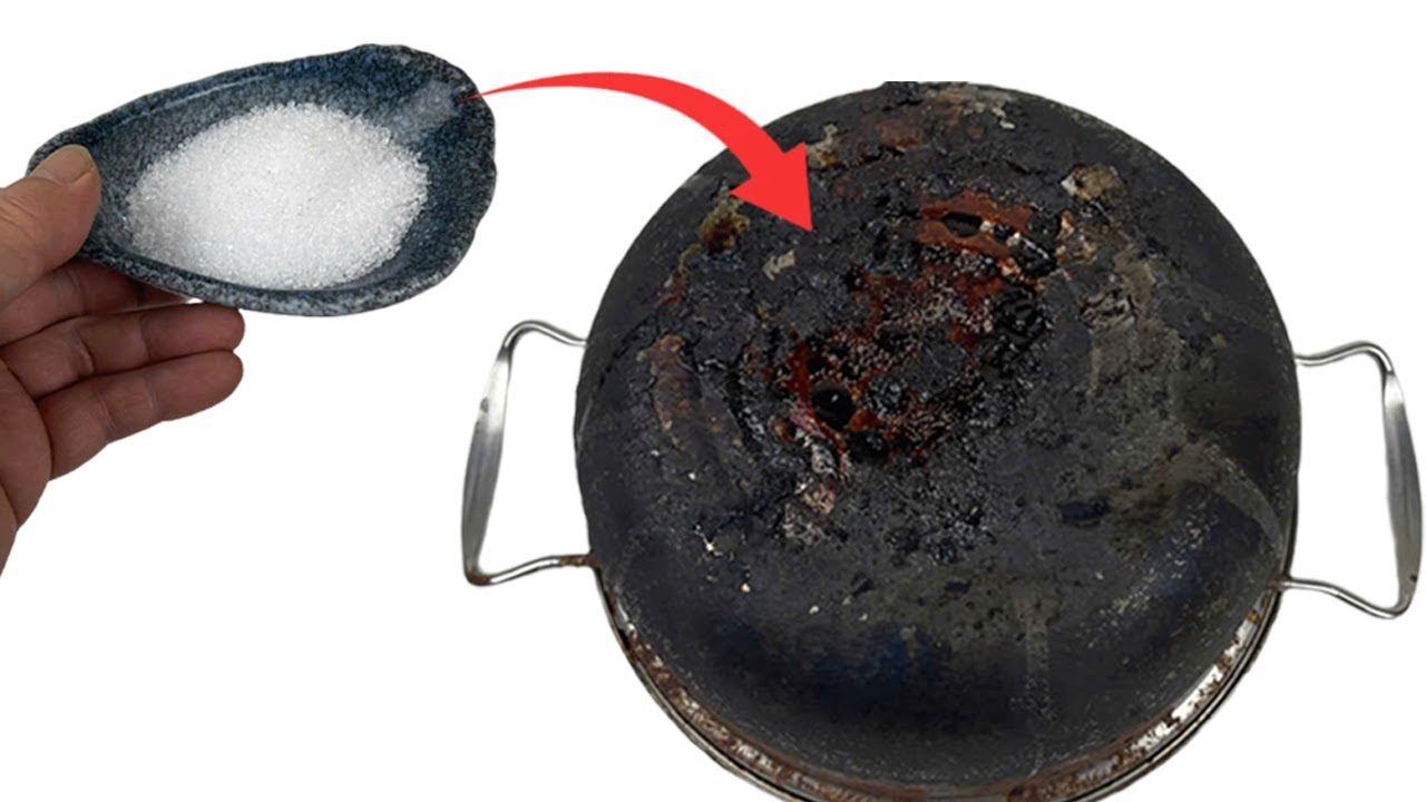 Your burnt pot will look brand new in just minutes with this simple ...