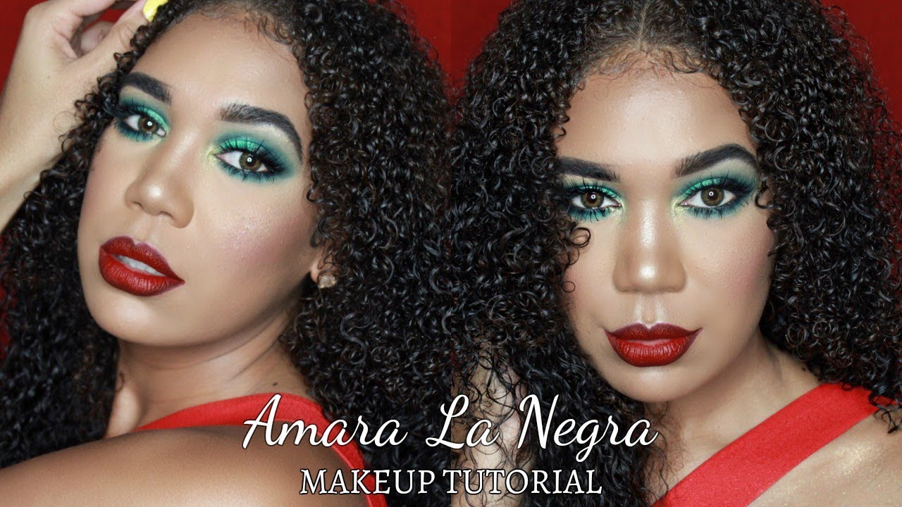 Amara La Negra Inspired Makeup Tutorial - YouTube
