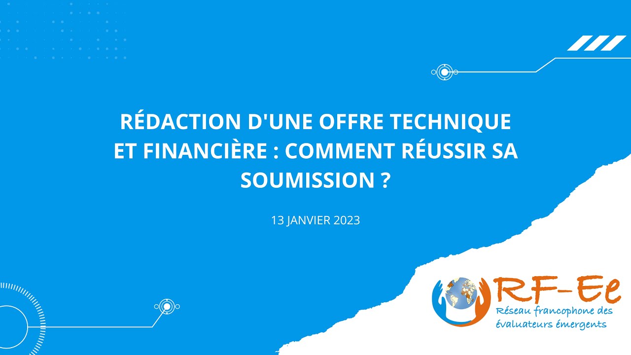 Rédaction d'une offre technique et financière : comment réussir sa ...