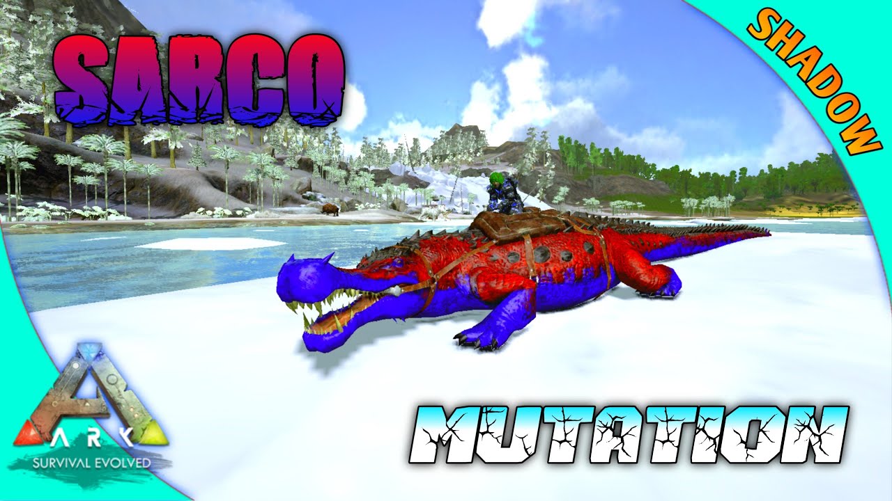 ark mobile. EP55. ทำ Sarco สีบัคกันเถอะ Colour Mutation fully mutated ...