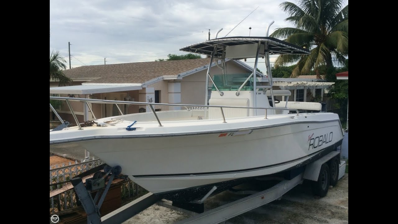 [UNAVAILABLE] Used 1999 Robalo 26 in Hialeah, Florida - YouTube