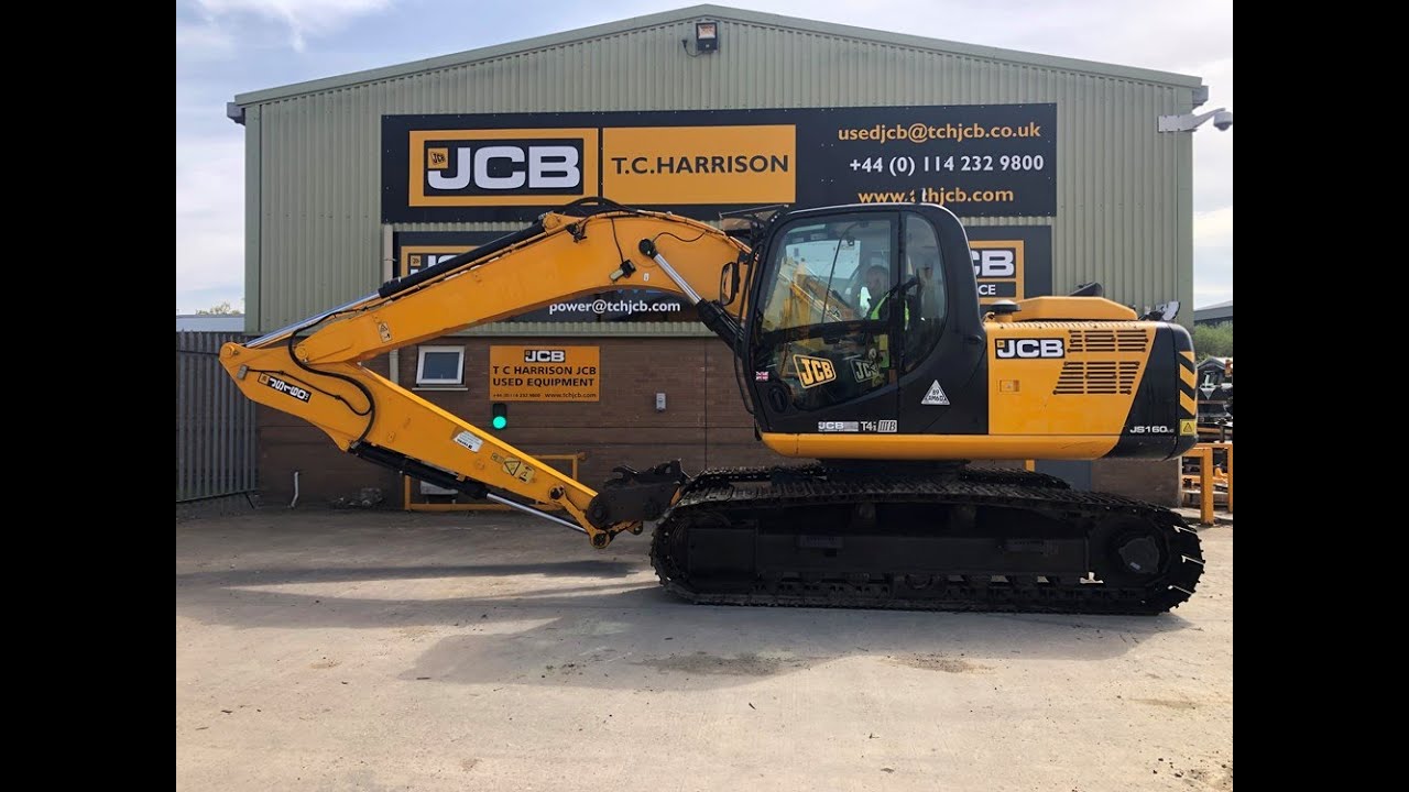 FOR SALE - 2015 JCB JS160LC TRACKED EXCAVATOR - 2440542 - YouTube