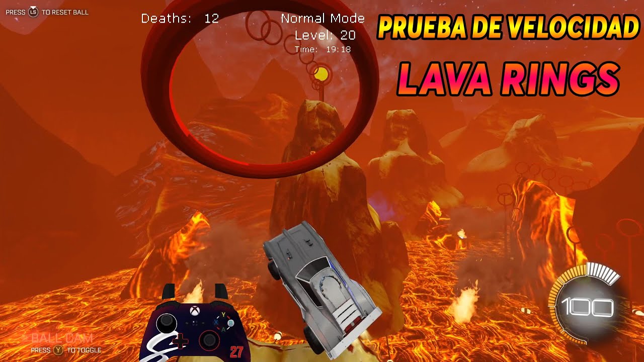 MAPA DE VELOCIDAD - AROS DE LAVA ~ ROCKET LEAGUE - YouTube