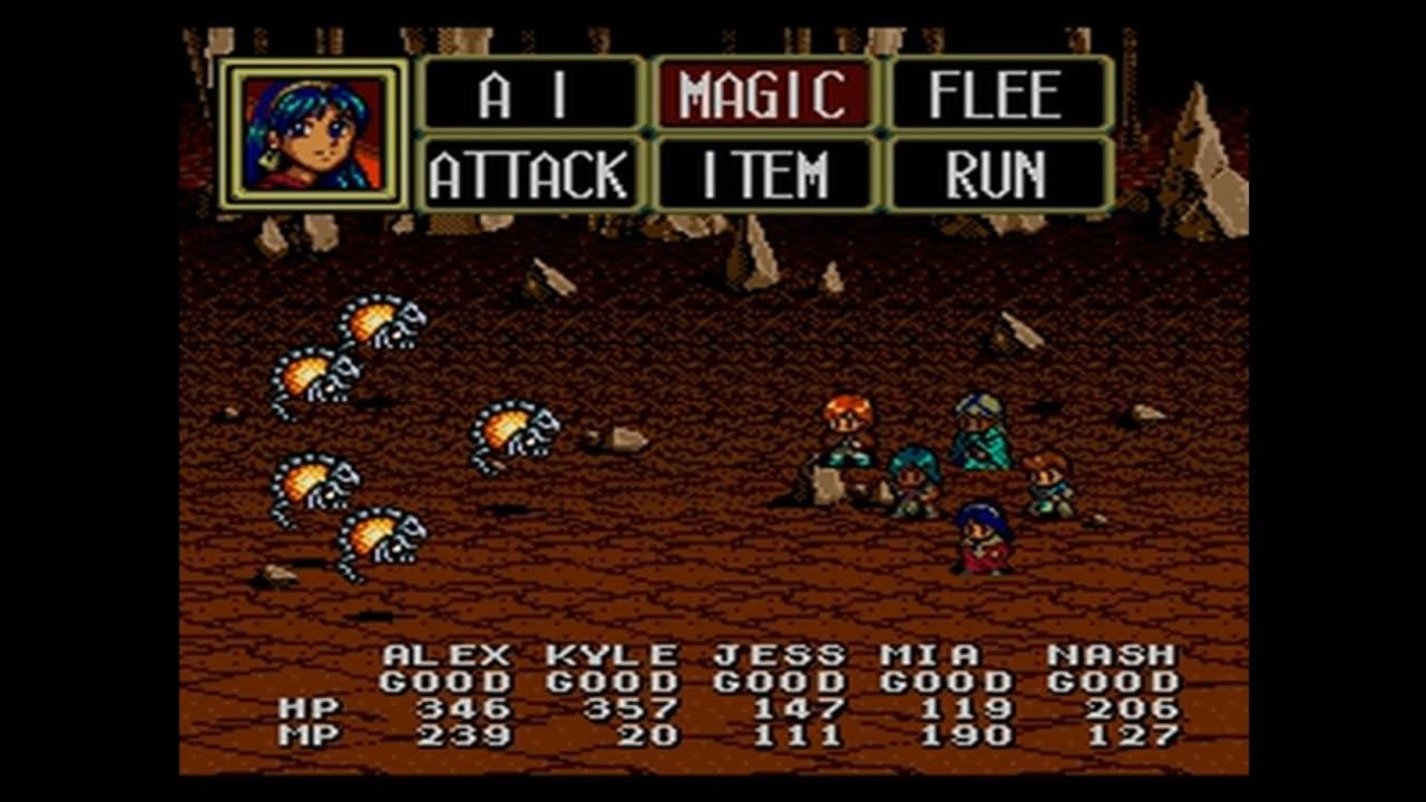Lunar Silver Star (SEGA CD) Part 10 Red Dragon Cave - YouTube